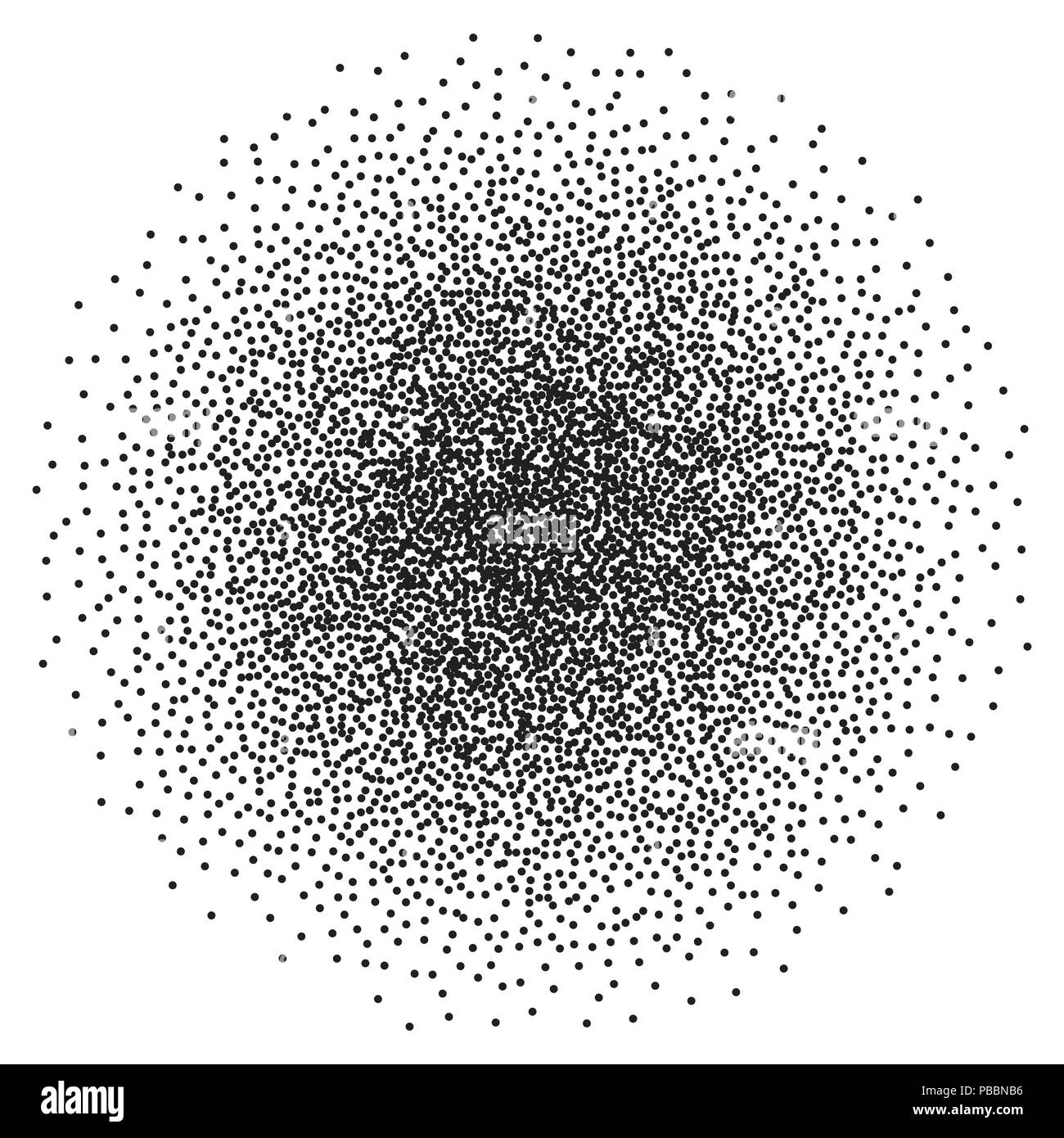 Vector retro style dotwork background. Abstract dotted stippling engraving Stock Vector Image ...