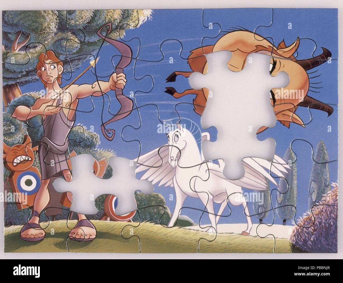 PUZZLE INFANTIL DE HERCULES INCOMPLETO Stock Photo - Alamy
