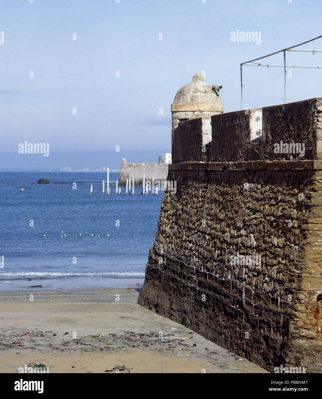 PLAYA DE LA CALETA. Location: EXTERIOR, SPAIN Stock Photo - Alamy