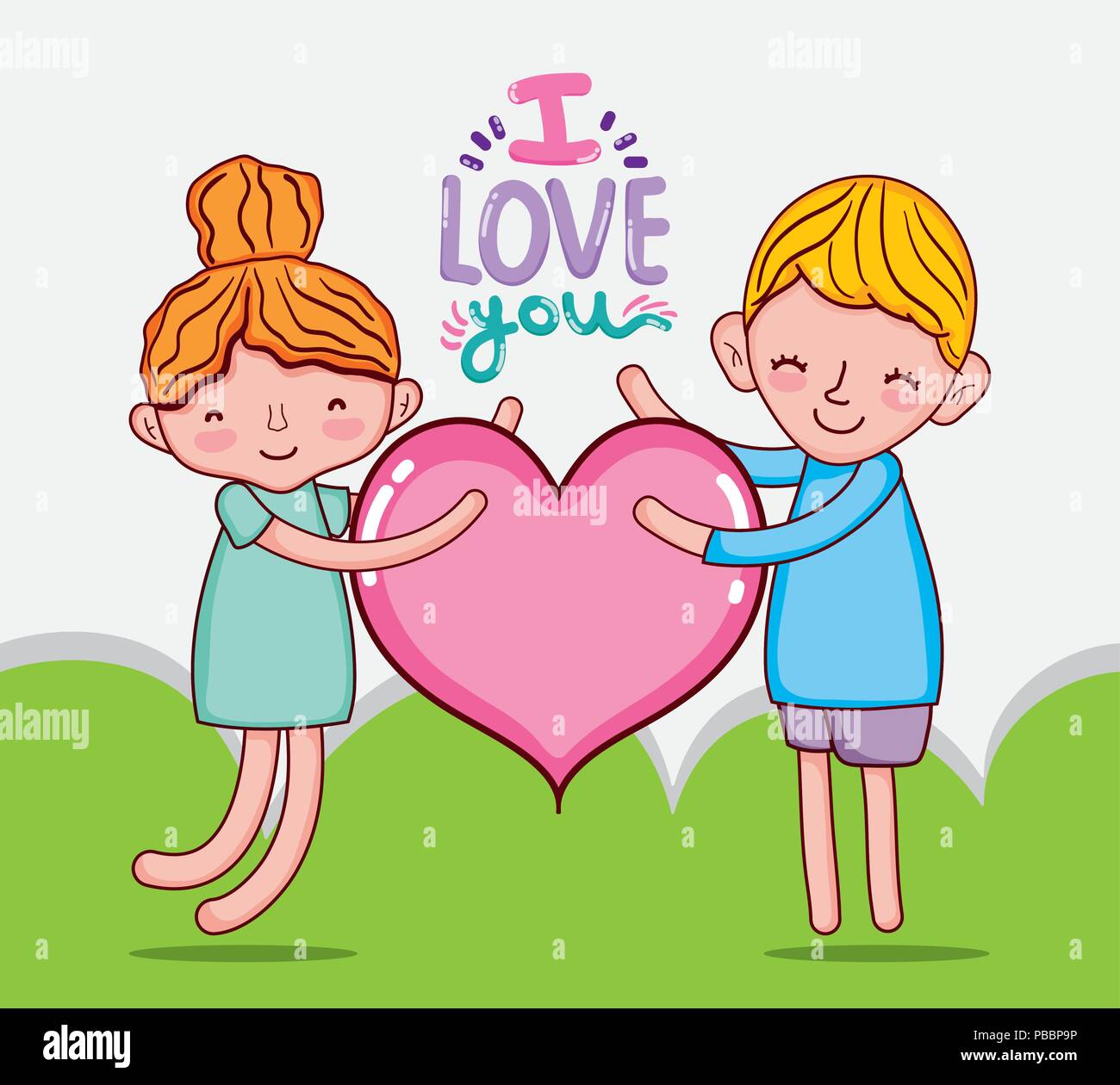 I love you card Stock Vector Image & Art - Alamy