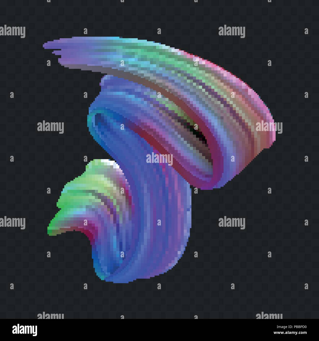 Stock vector illustration multicolored realistic oil, acrylic paint ...