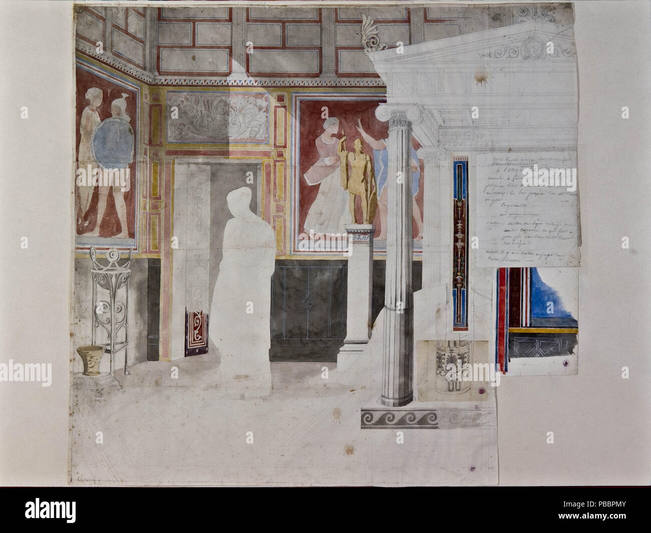 Study for Antiochus and Stratonice. Museum: Musée Ingres, Montauban ...