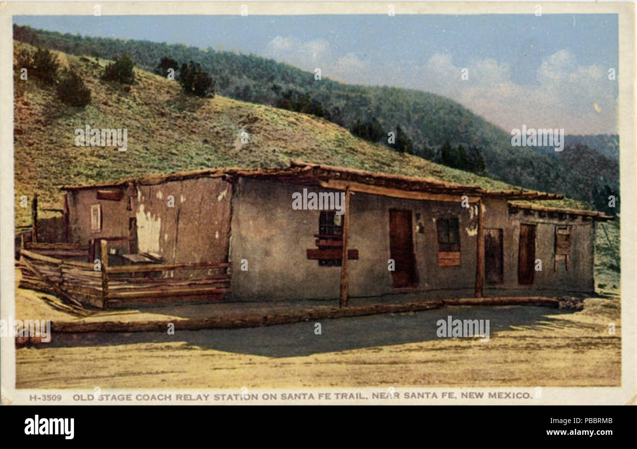 1133 Old Stagecoach Relay Station on Santa Fe Trail, Fred Harvey (NBY ...