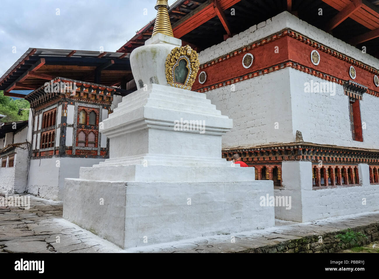 Ancient Buddhist monastery in Thimphu, Bhutan. It is believed that ...