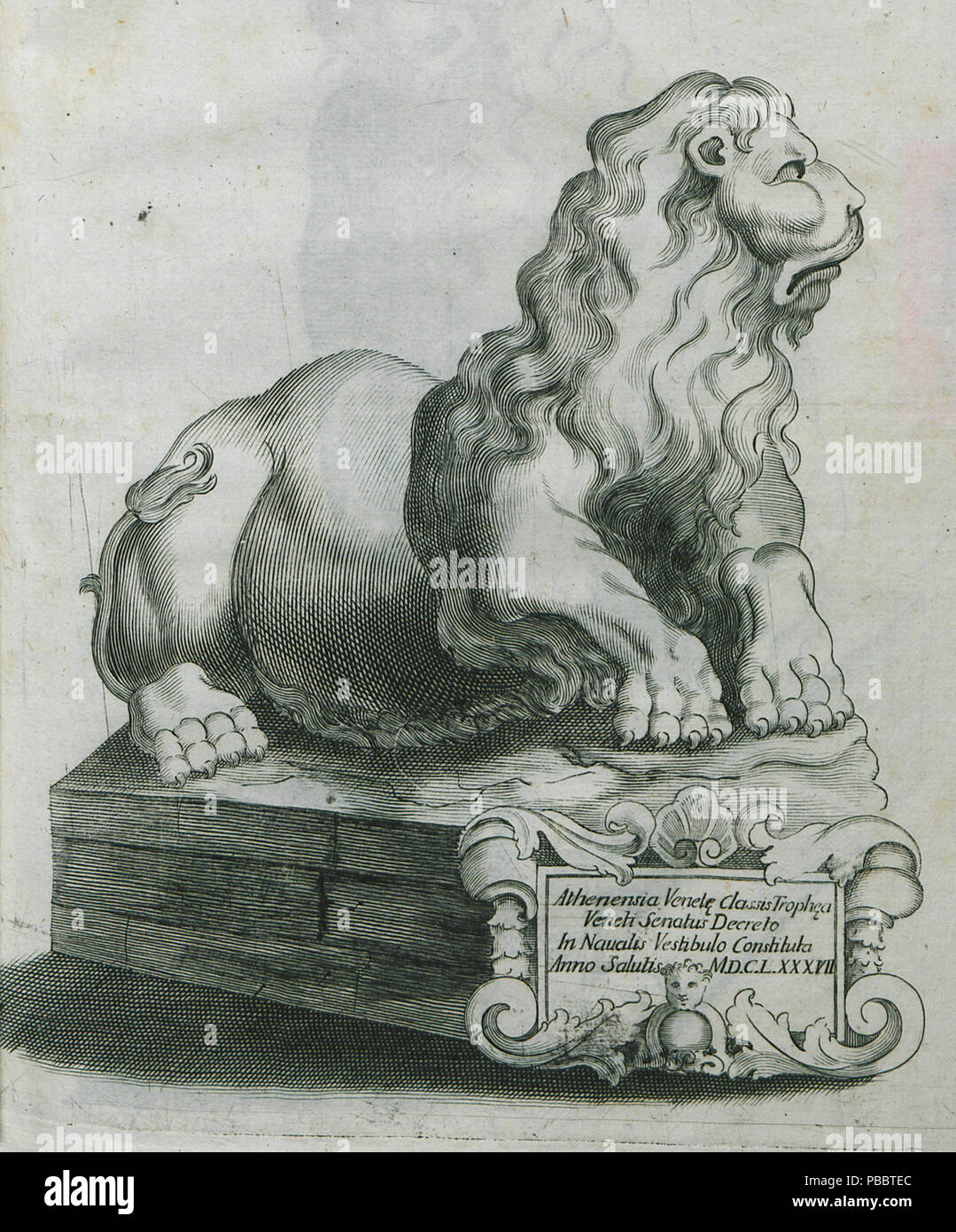 1138 One of the two Lions of Piraeus, brought to Venice by Morosini ...