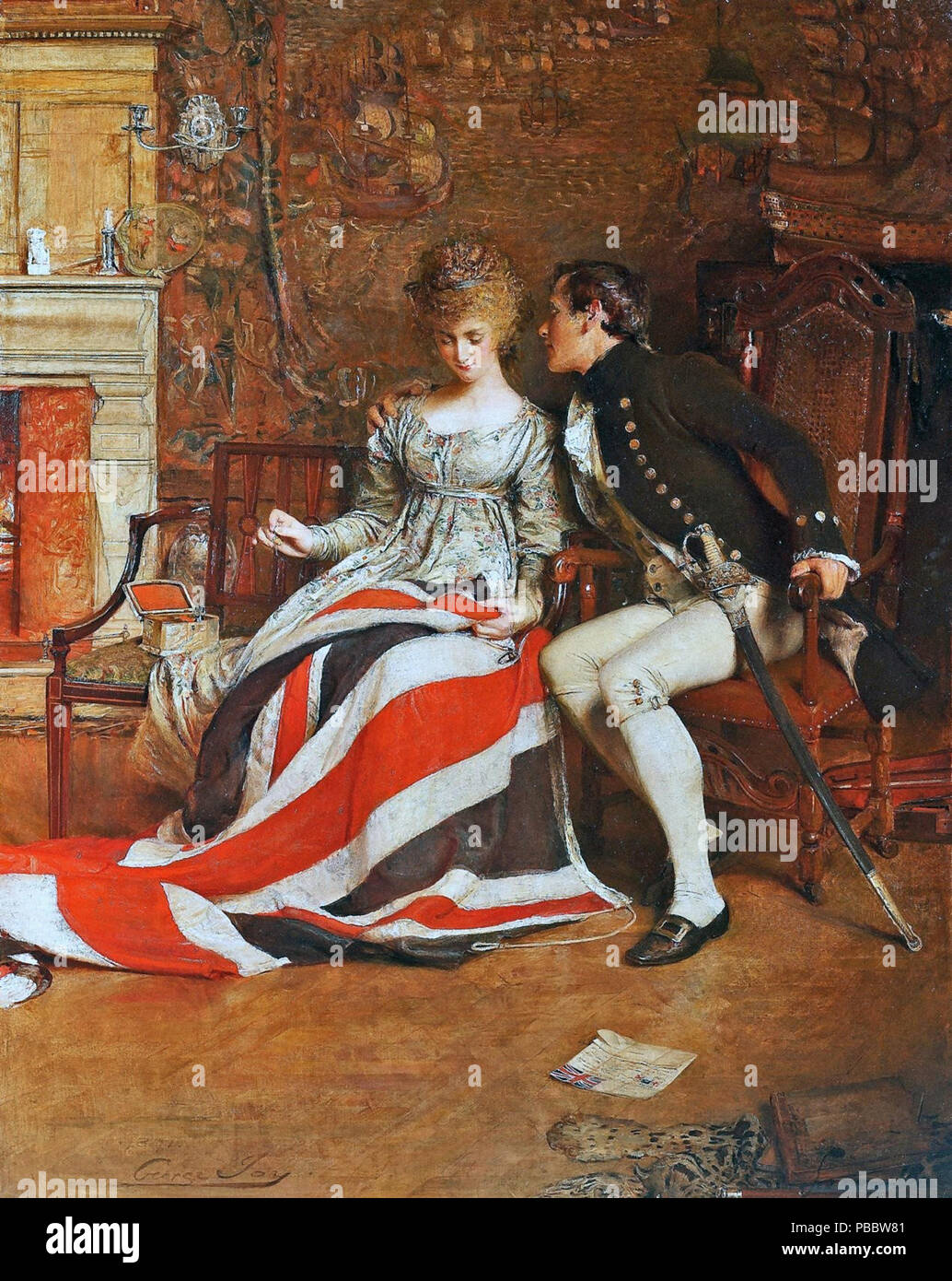 Joy George William - the First Union Jack Stock Photo - Alamy