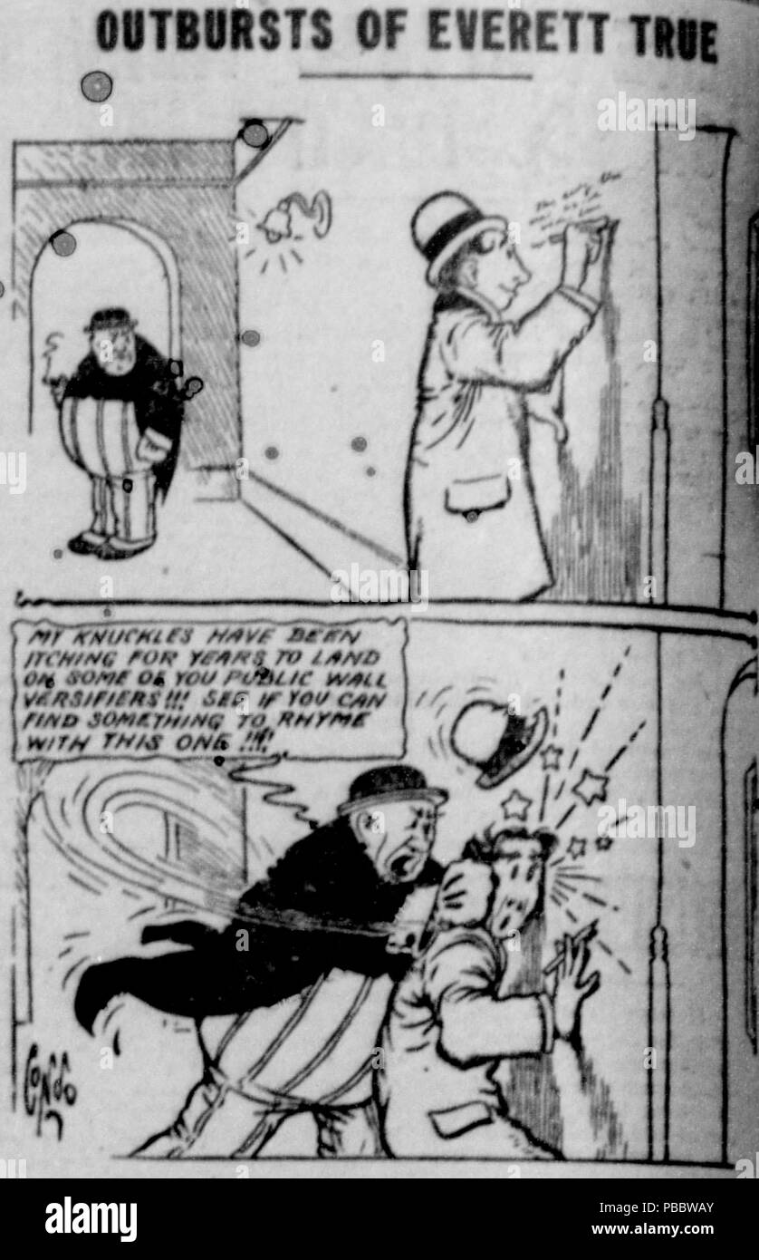 Outbursts everett true comic strip hi-res stock photography and images ...