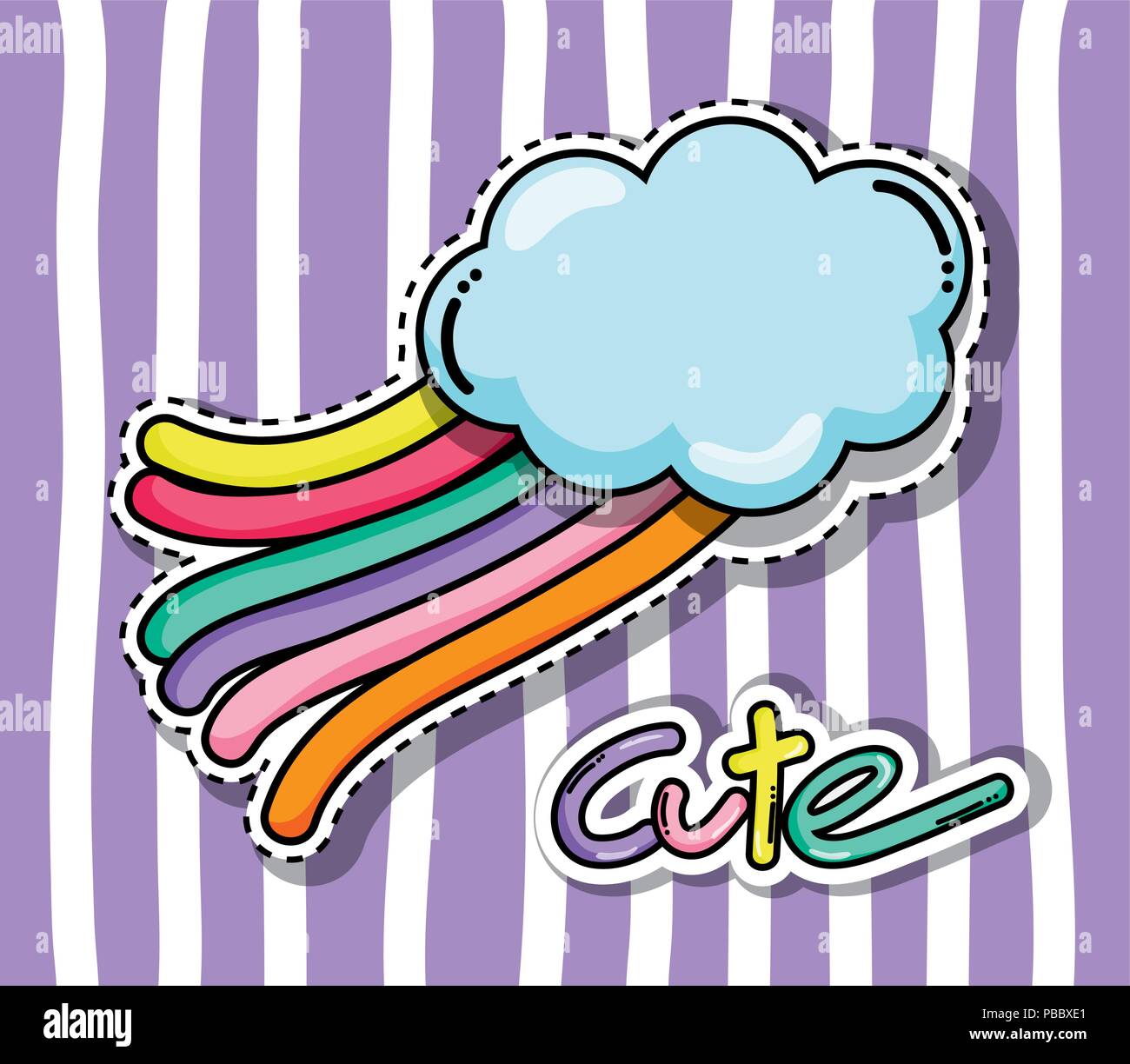 Cute and lovely cartoons Stock Vector Image & Art - Alamy
