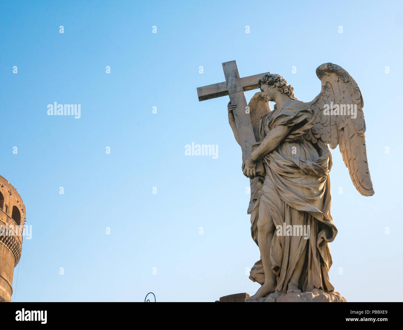 Angel roman bridge hi-res stock photography and images - Alamy