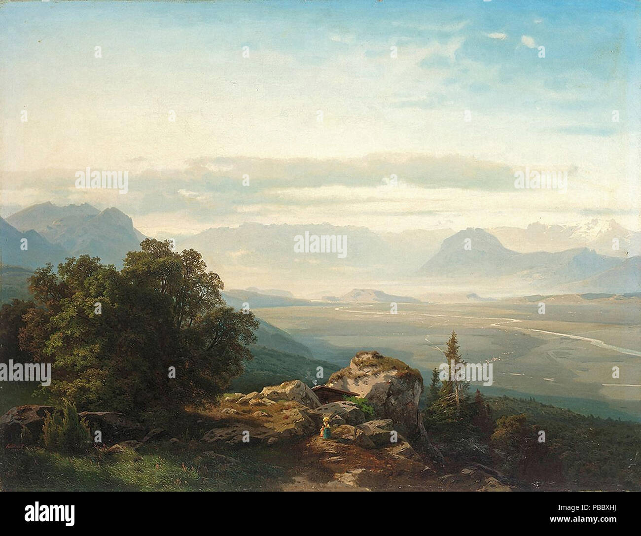 Kalckreuth Leopold Karl Walter Von - Mother and Child in an Italianate ...