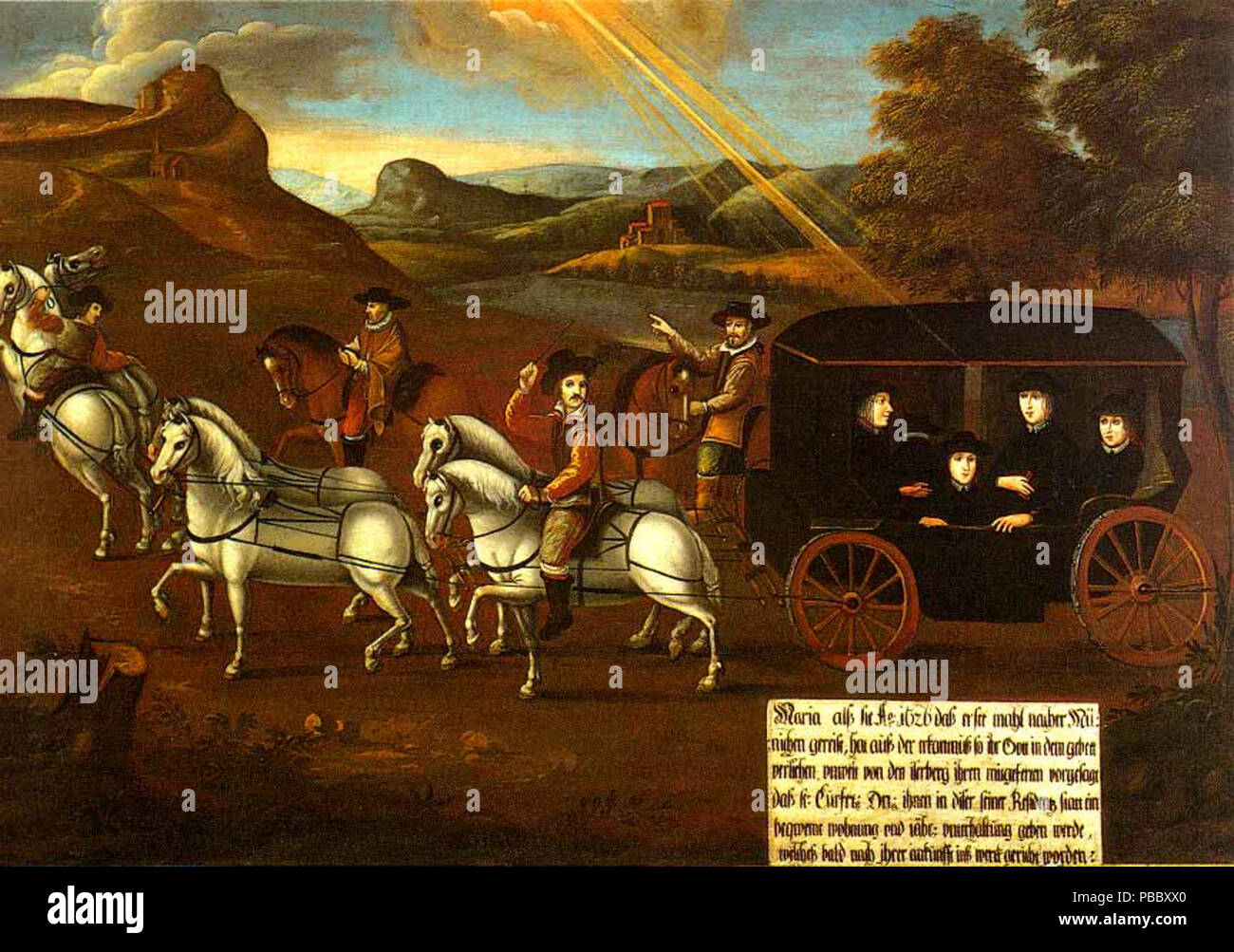 1154 Painted Life of Mary Ward 45 Stock Photo - Alamy