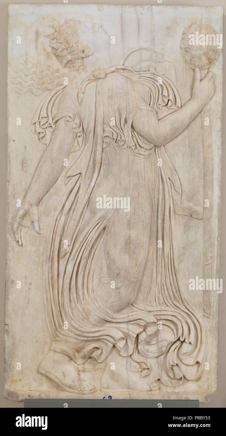 Roman Sculptor / 'The Dance of the Maenads'. 120 - 140. White marble ...