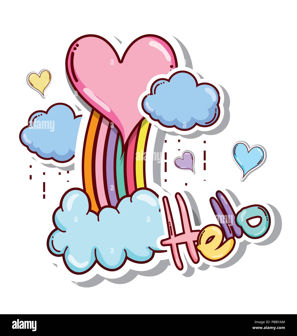 Cute and lovely cartoons Stock Vector Image & Art - Alamy