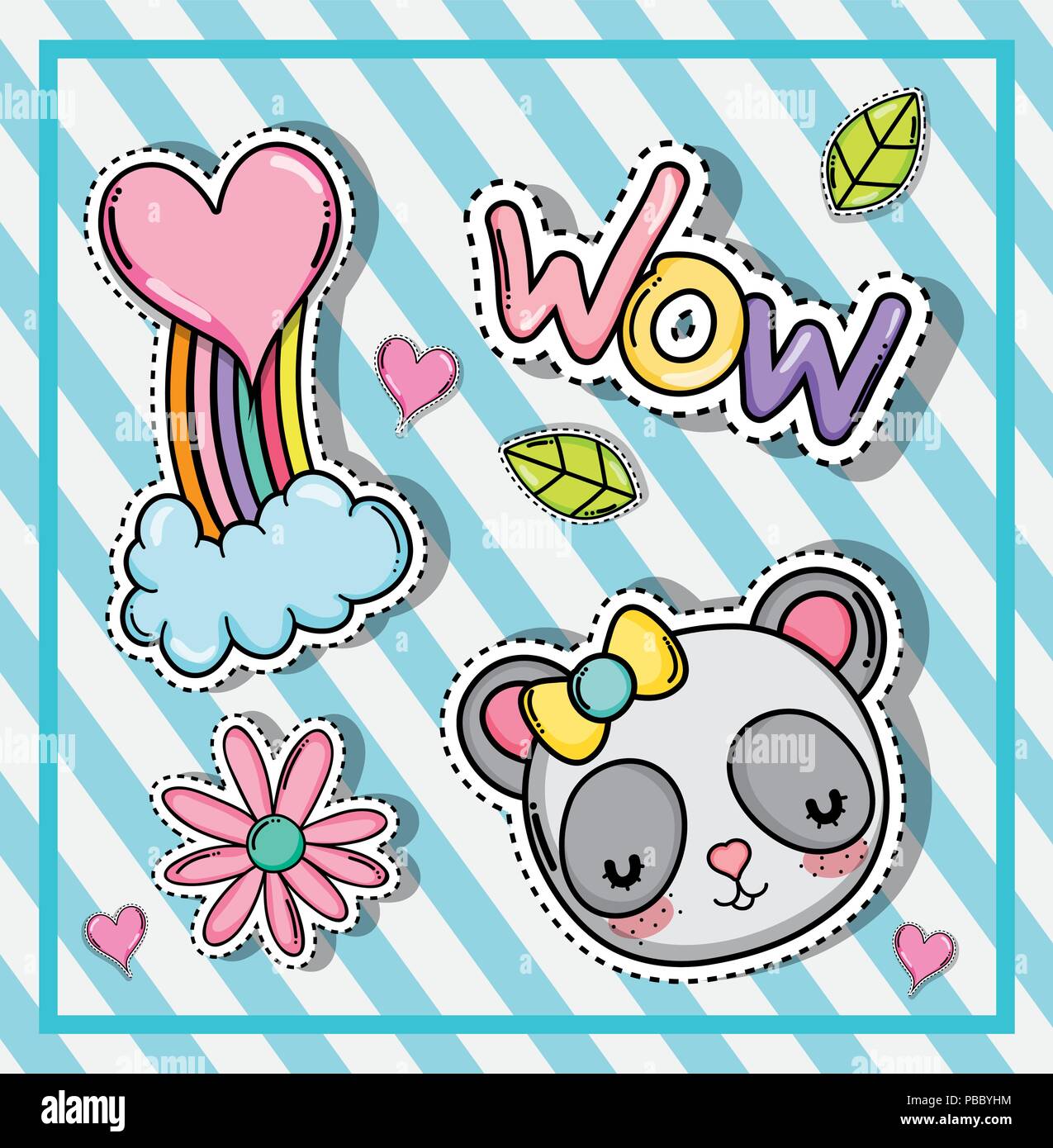 Cute and lovely cartoons Stock Vector Image & Art - Alamy