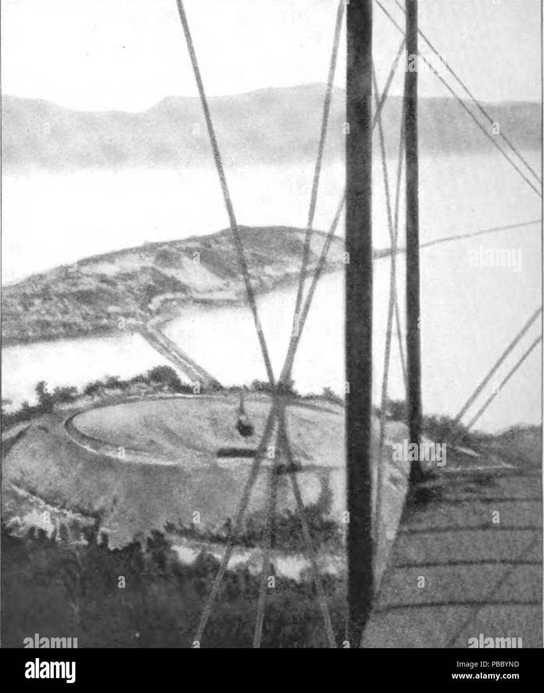 View of panama canal Black and White Stock Photos & Images - Alamy