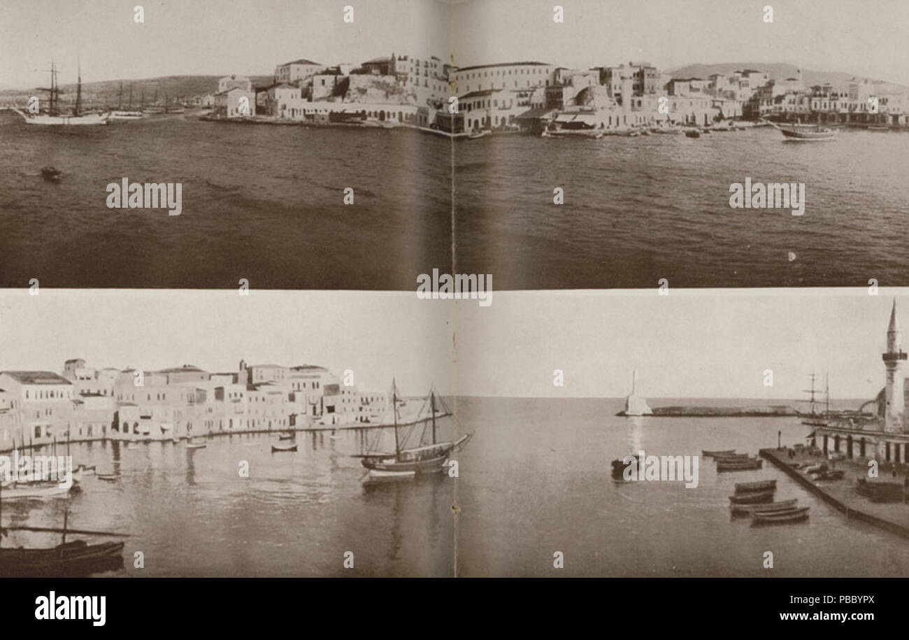 1164 Panorama de la Canée - Van Den Brule Alfred - 1907 Stock Photo - Alamy