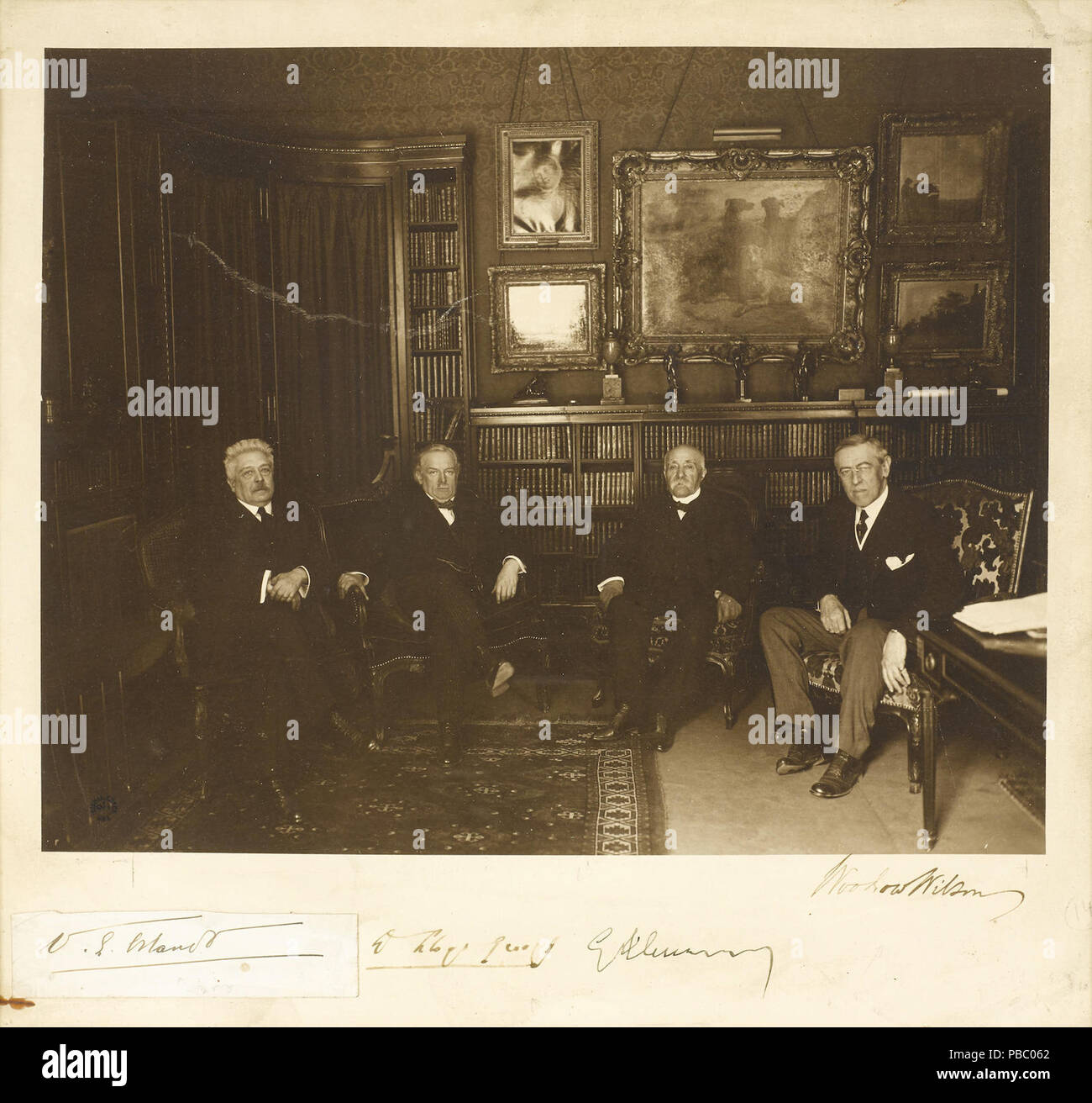 Paris peace conference 1919 hi-res stock photography and images - Alamy