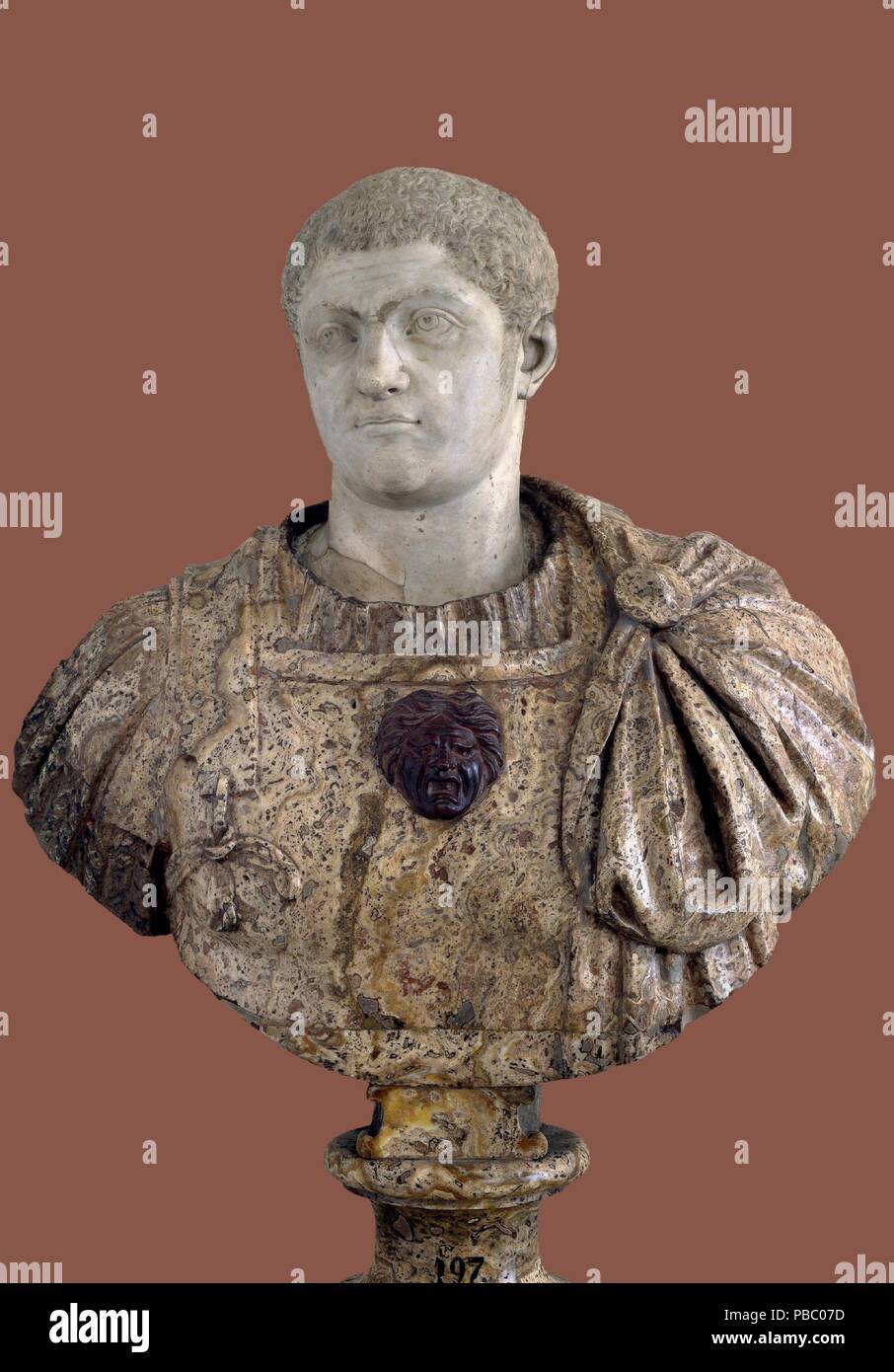 Roman Sculptor; Taller italiano / 'Caracalla or Geta'. XVII century ...
