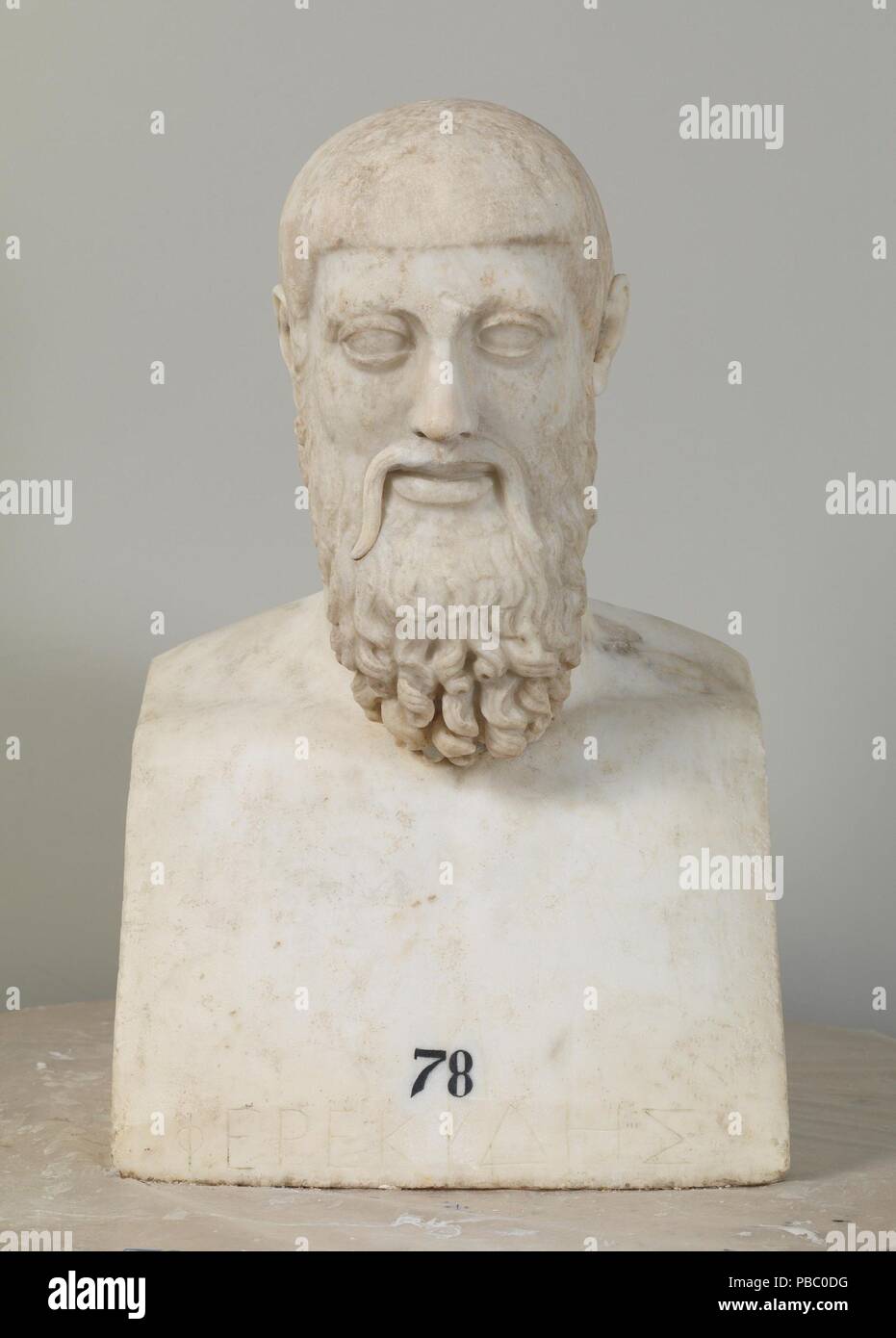 Roman Sculptor / 'Aristogiton'. Late I century. White marble. Museum ...