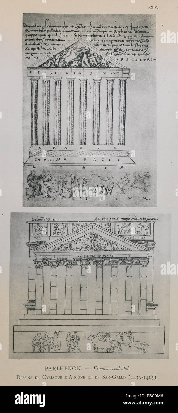 Fronton parthenon hi-res stock photography and images - Alamy