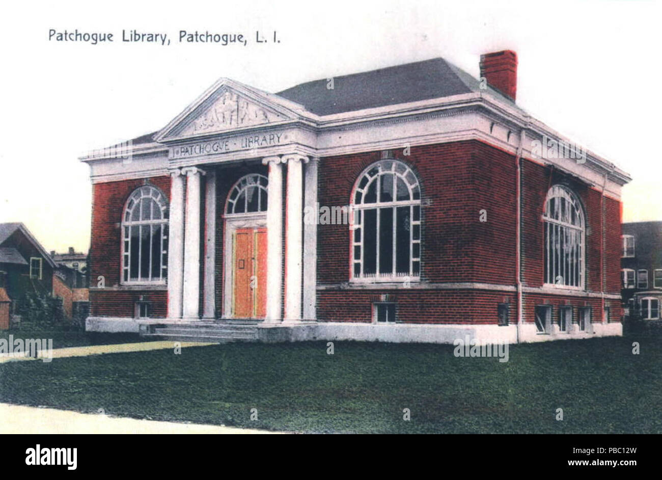 Postcard of carnegie library hi-res stock photography and images - Alamy