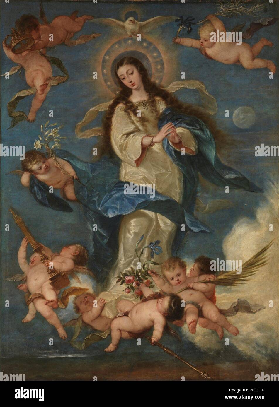 José Antolínez / 'The Immaculate Conception'. 1665. Oil on canvas ...