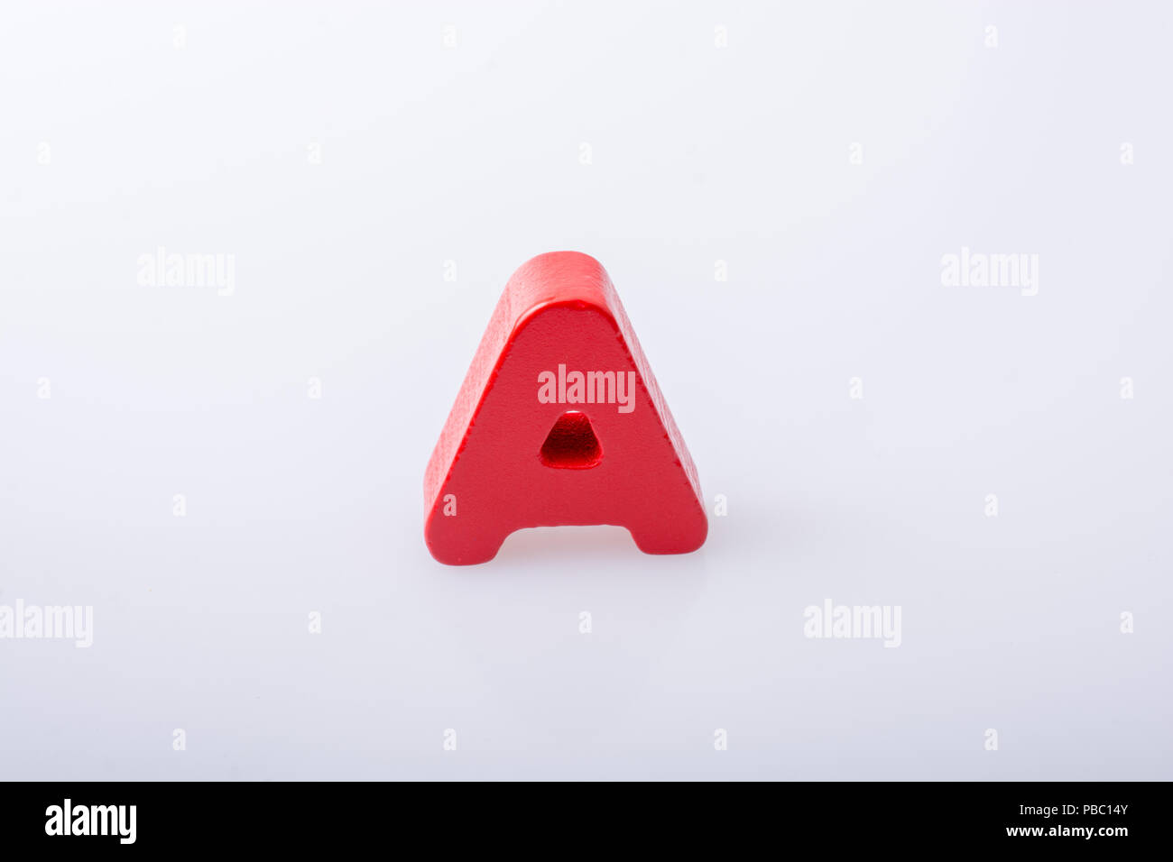 Letter cube of A of Alphabet made of wood Stock Photo - Alamy