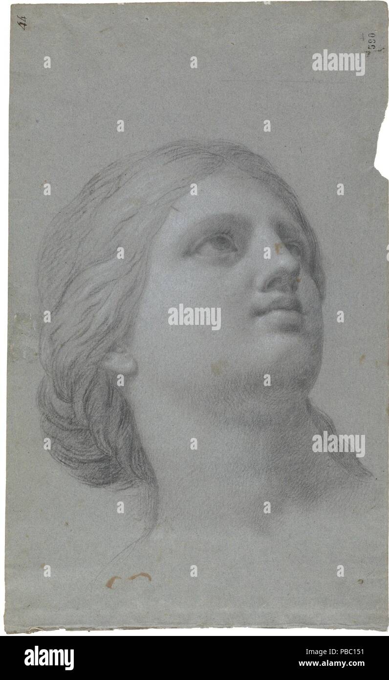 Francisco Bayeu y Subías / 'Head of a Woman'. XVIII century. White ...