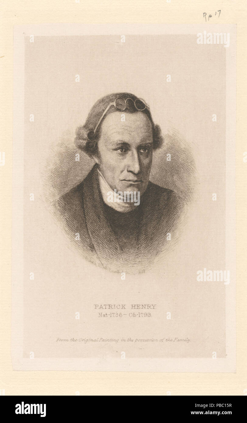 Patrick henry hi-res stock photography and images - Alamy