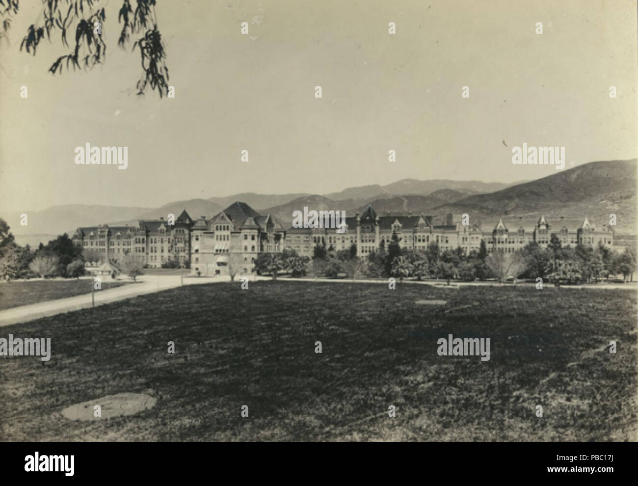 1173 Patton State Hospital, California c. 1899 Stock Photo - Alamy