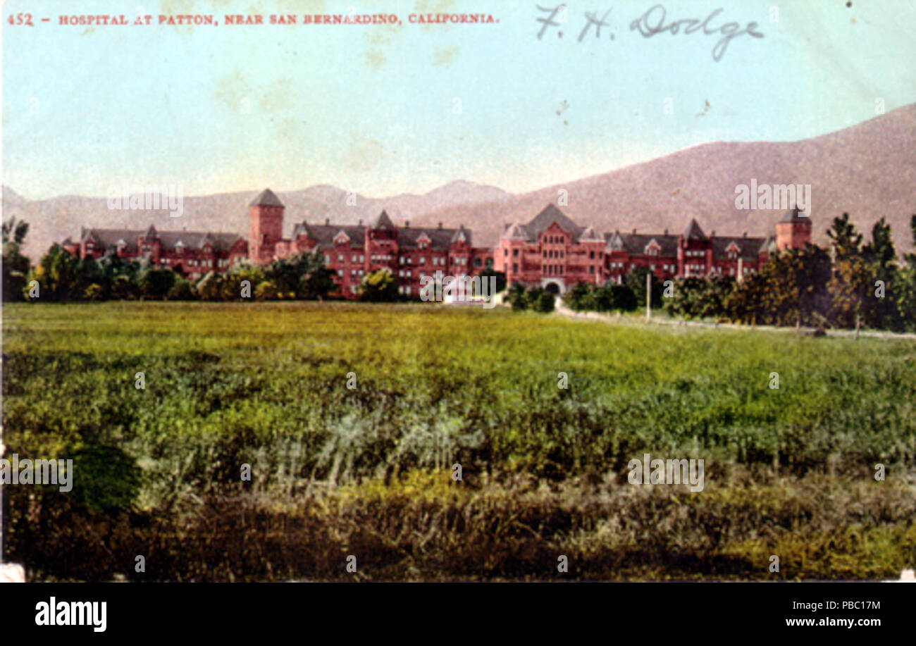 . English: Postcard of Patton State Hospital in the 1910s. circa 1910s ...