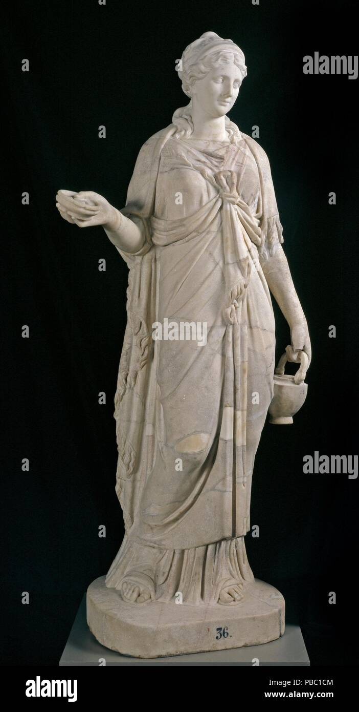 Roman Sculptor / 'Isis'. 170 - 190. White marble. Museum: Museo del ...