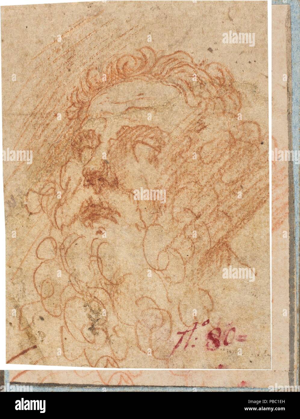 Parmigianino girolamo francesco maria mazzola atribuido a hi-res stock ...