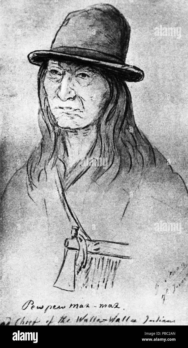 Chinook tribe Black and White Stock Photos & Images - Alamy