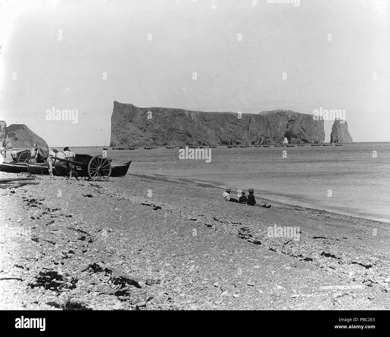 Perce rock Black and White Stock Photos & Images - Alamy