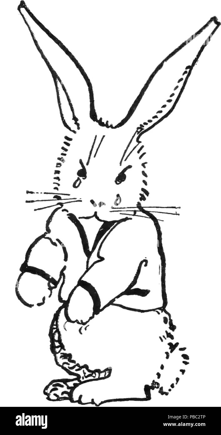 Peter rabbit Black and White Stock Photos & Images - Alamy