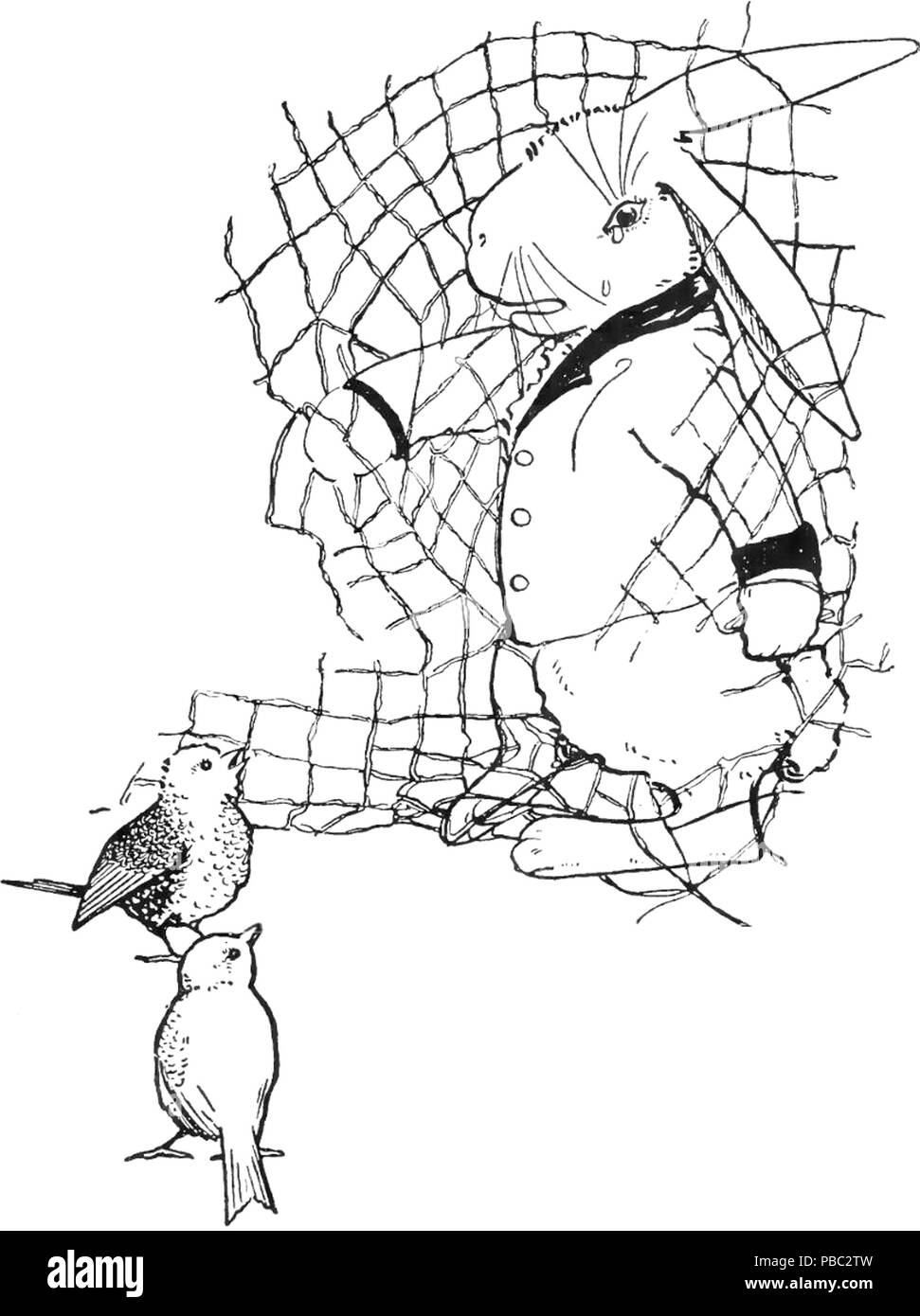 Peter rabbit Black and White Stock Photos & Images - Alamy