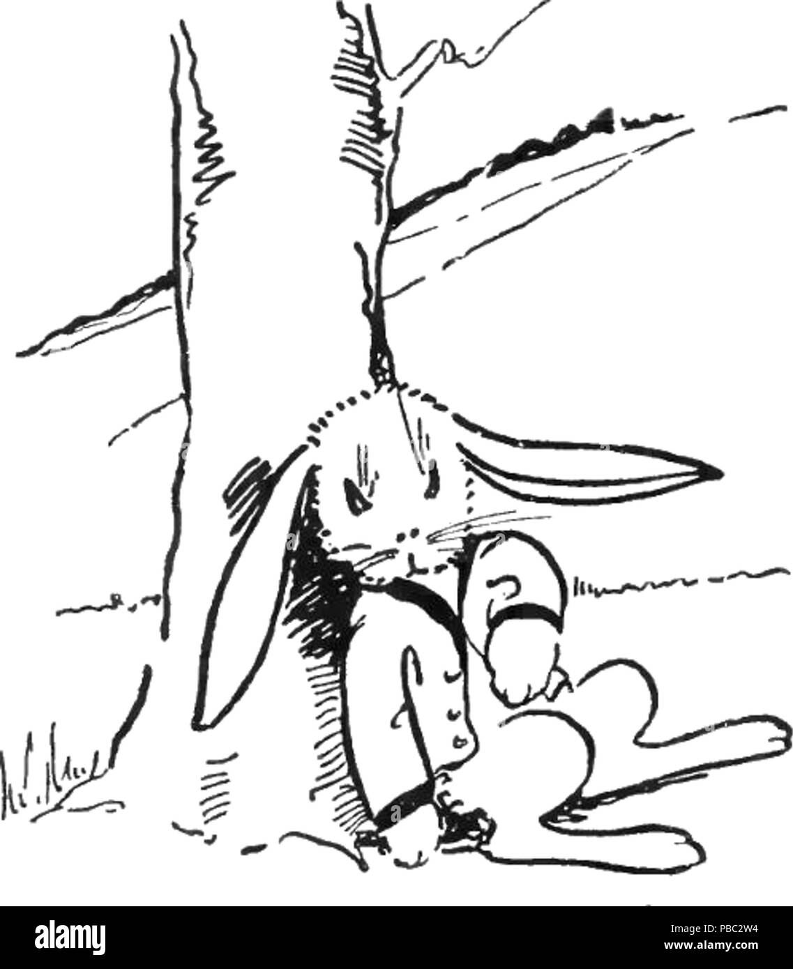 Peter rabbit Black and White Stock Photos & Images - Alamy