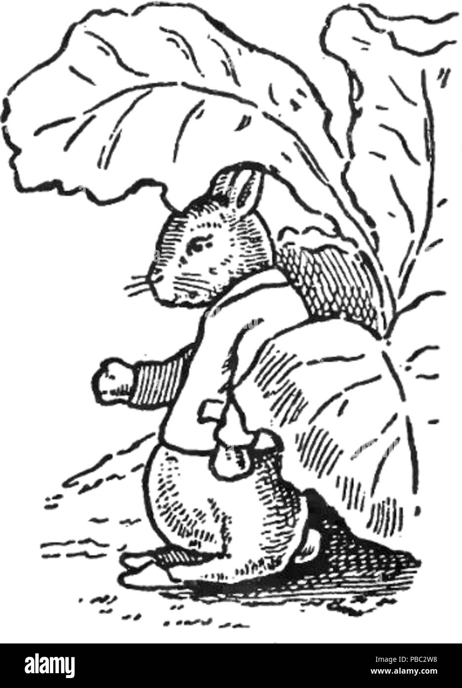 Peter rabbit Black and White Stock Photos & Images - Alamy