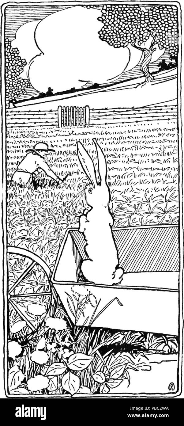 Peter Rabbit Black and White Stock Photos & Images - Alamy