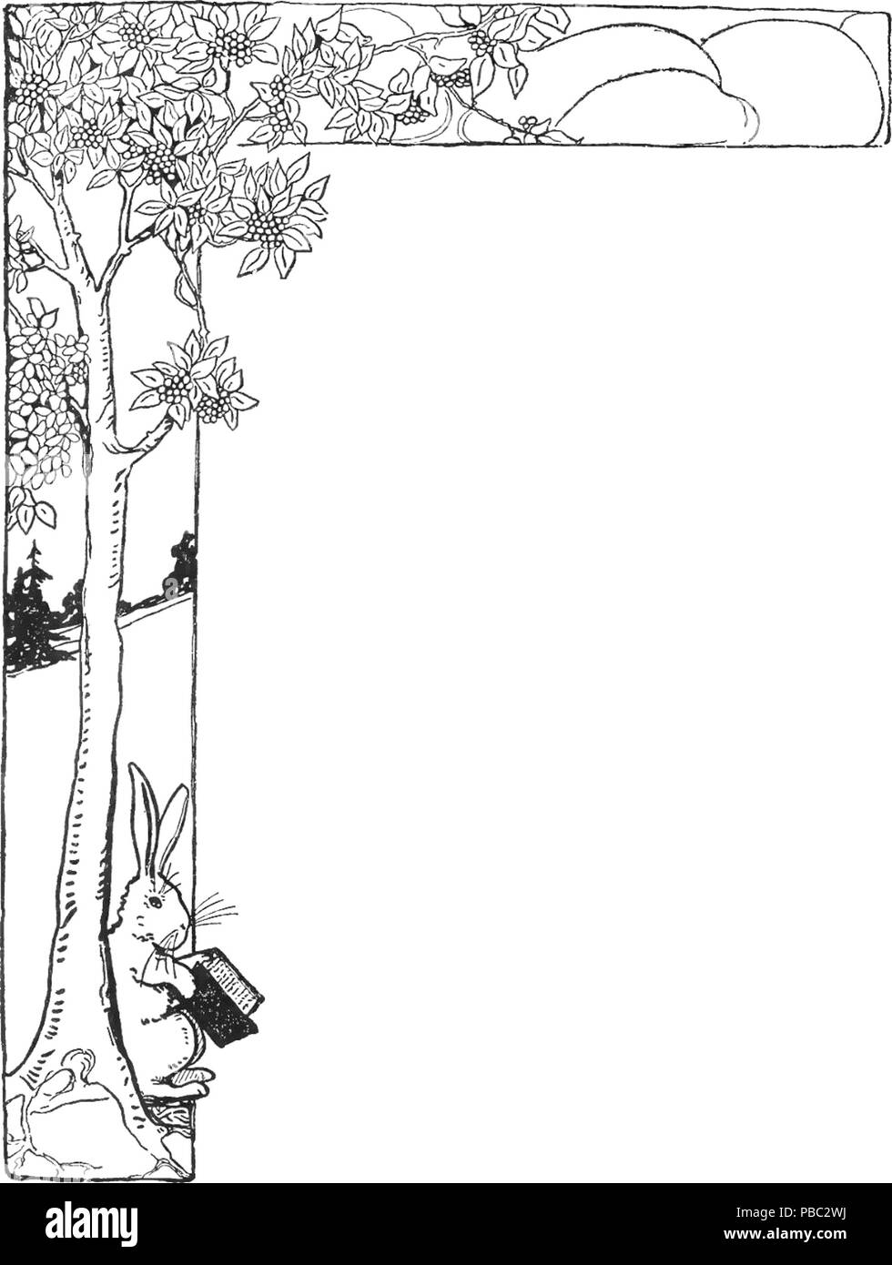 Peter rabbit Black and White Stock Photos & Images - Alamy