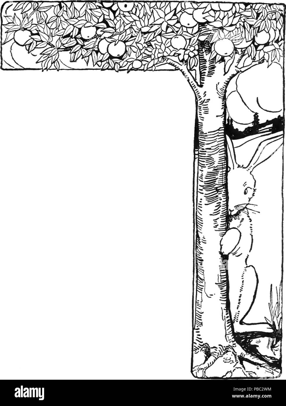 Peter rabbit Black and White Stock Photos & Images - Alamy