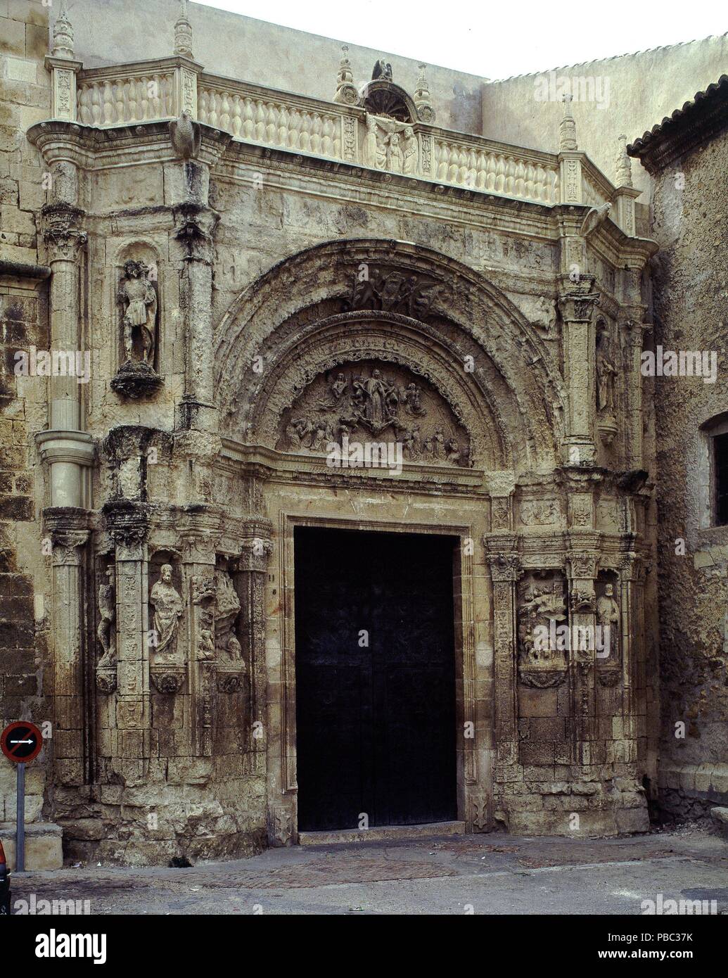 IGLESIA PARROQUIAL - PORTADA. Location: IGLESIA DE LA ASUNCION, BIAR ...