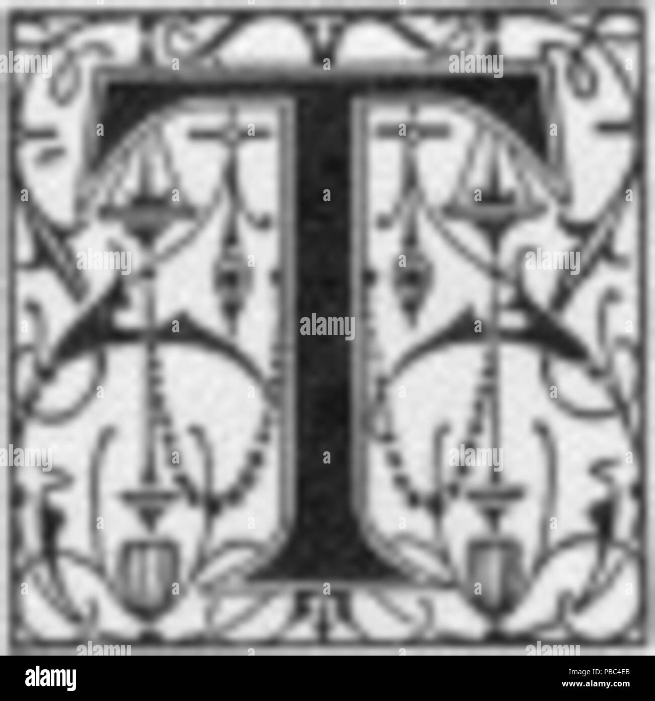 Alphabetic letter Black and White Stock Photos & Images - Alamy