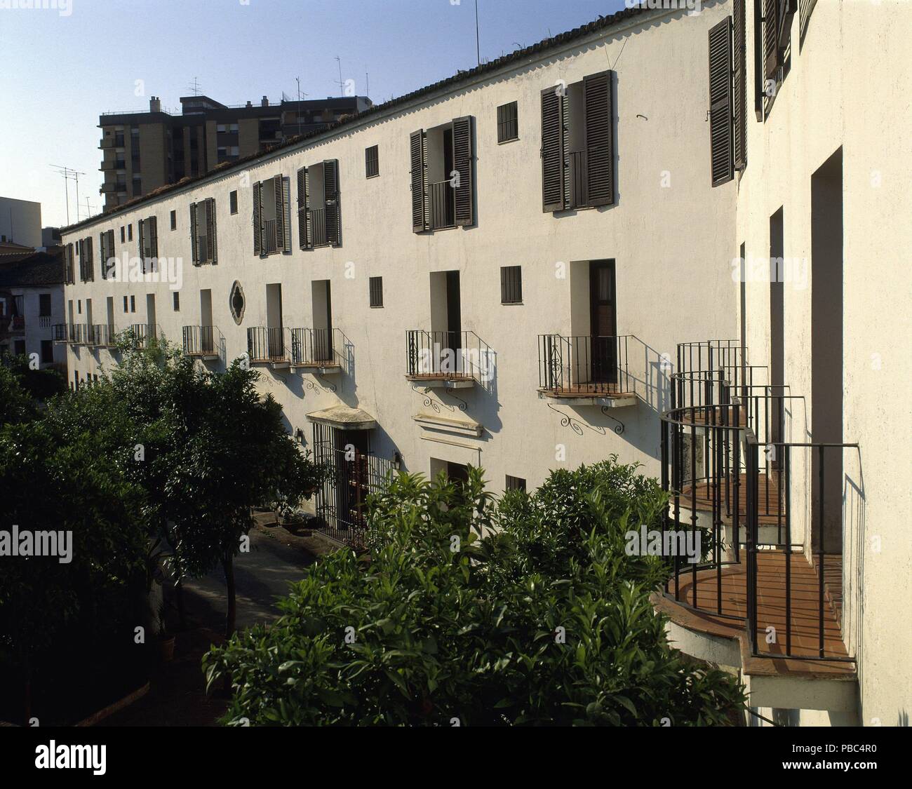FACHADA DEL PARADOR NACIONAL DE MERIDA. Location: PARADOR NACIONAL ...