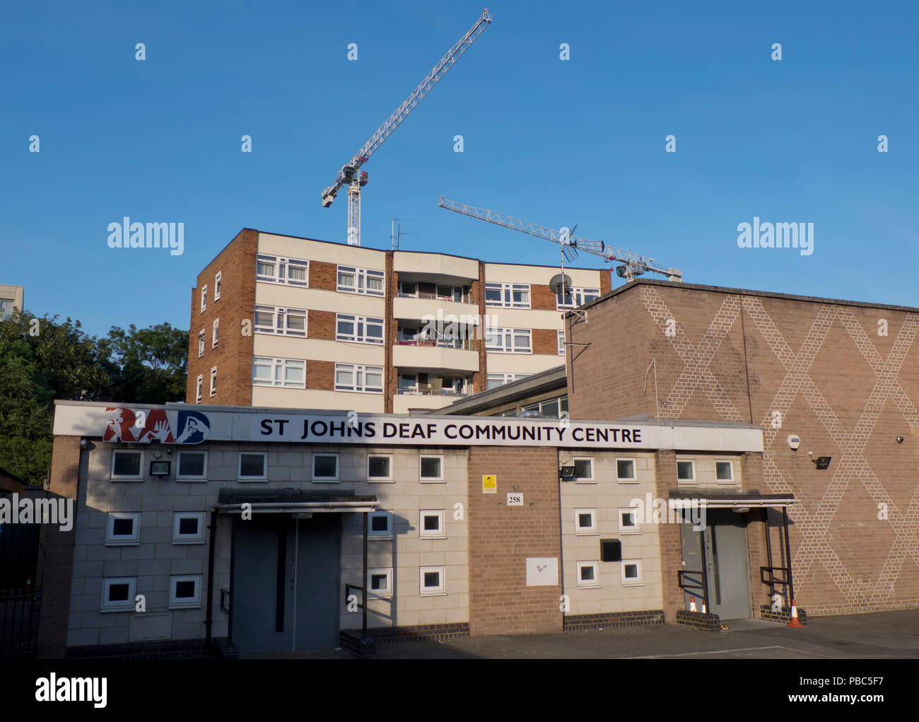 St. John's Deaf community centre in north London,England,UK Stock Photo ...