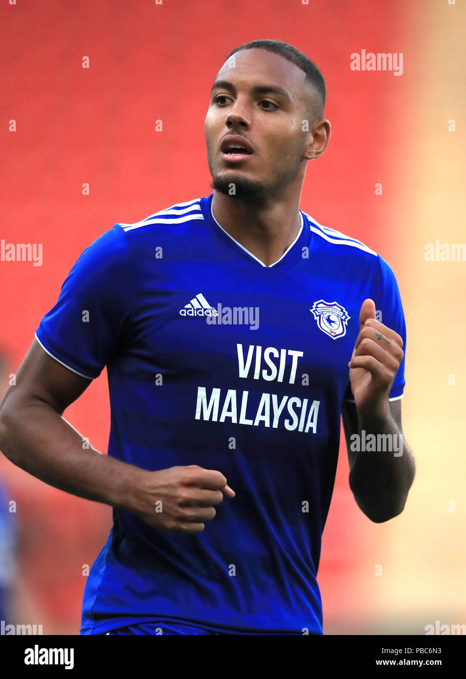 Cardiff City's Kenneth Zohore Stock Photo - Alamy