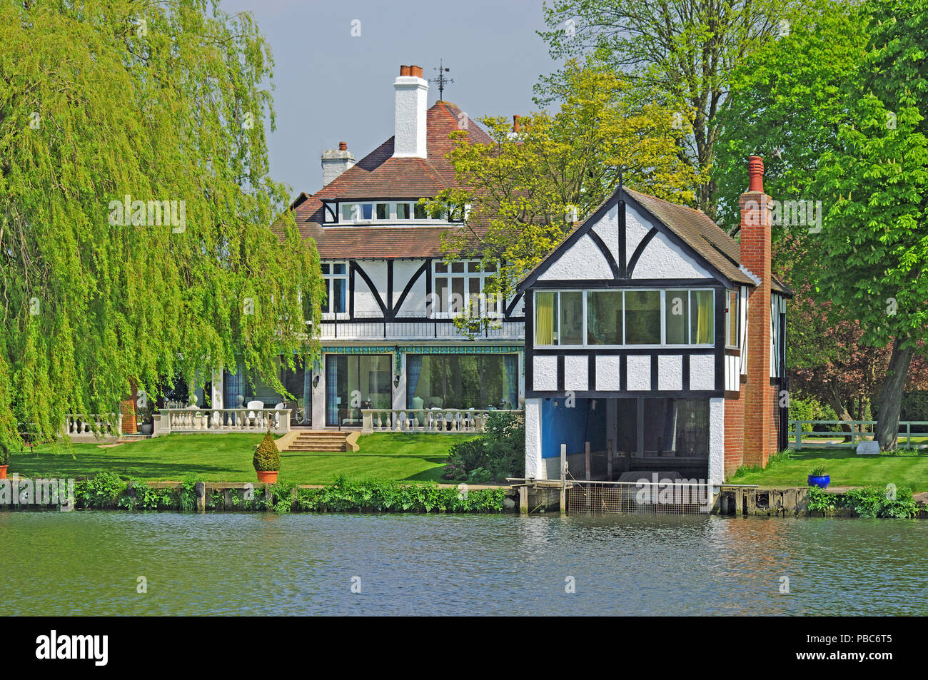 Boat House, and House, Taken from the Grange other the other side of ...