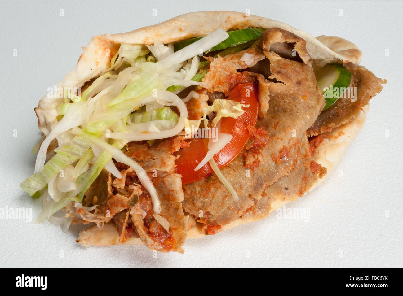Fast food take away doner kebab Stock Photo - Alamy