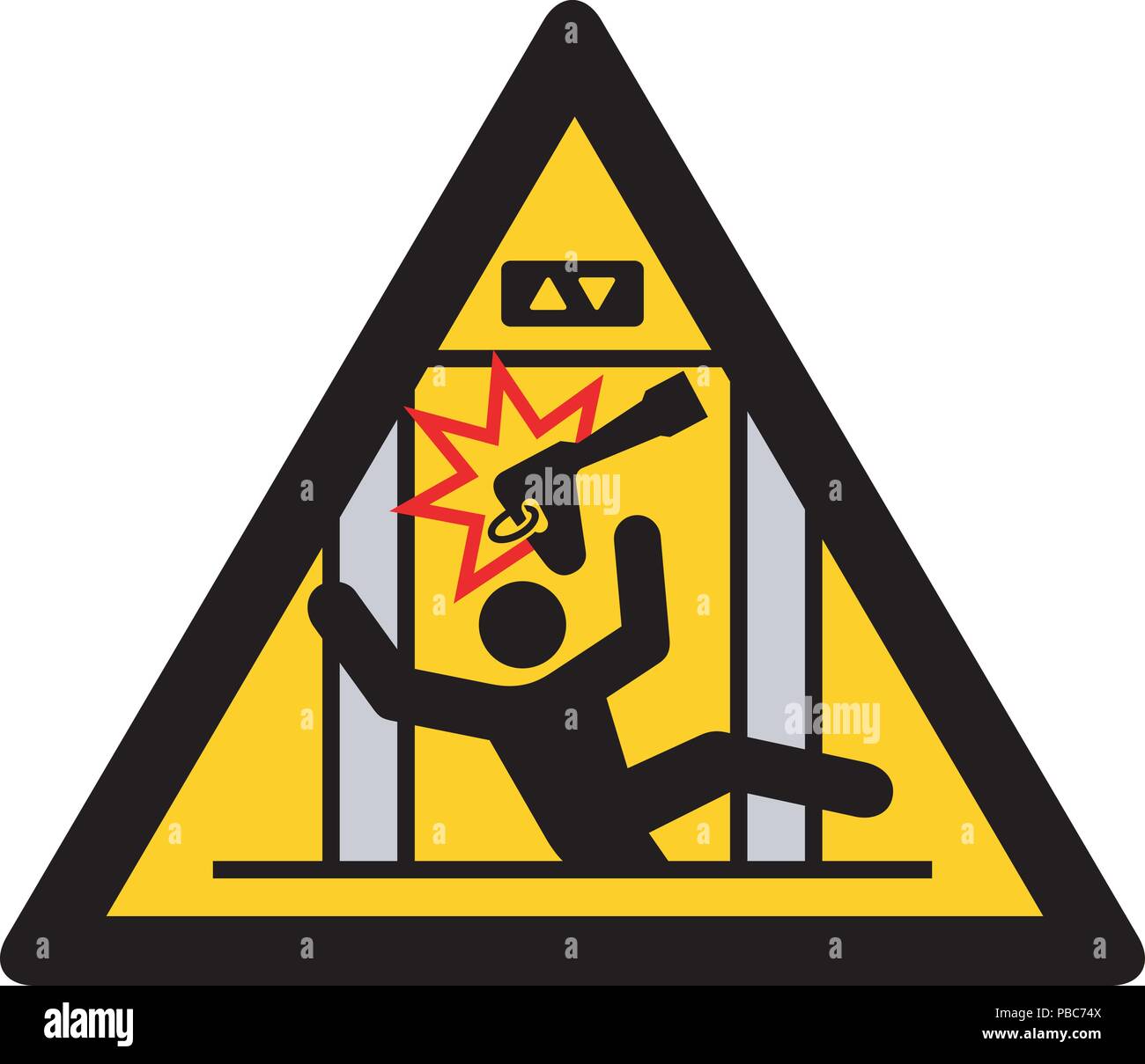 Do not elevator. Prohibition sign Stock Vector Image & Art - Alamy